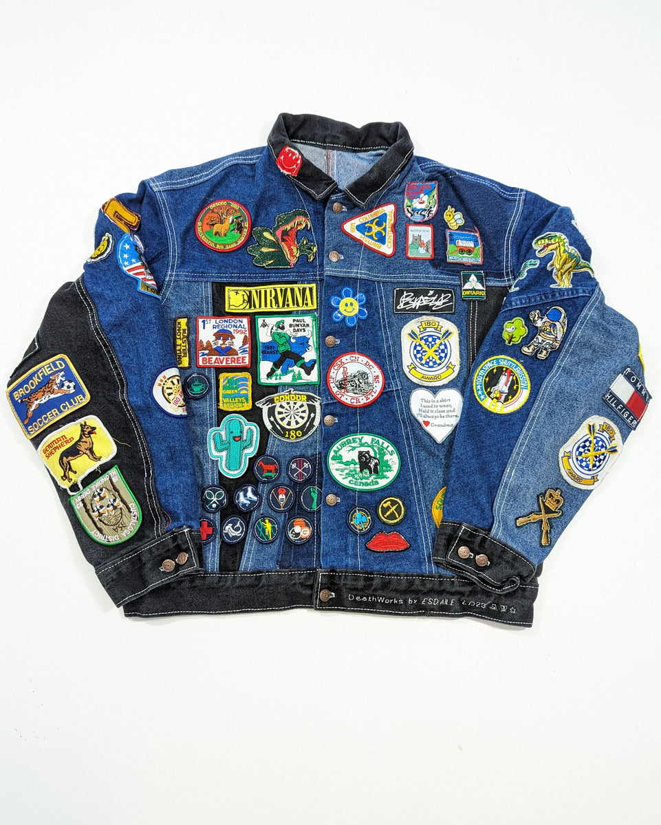 Patches Denim Jacket – DeathWorks by Andrew Esdaile